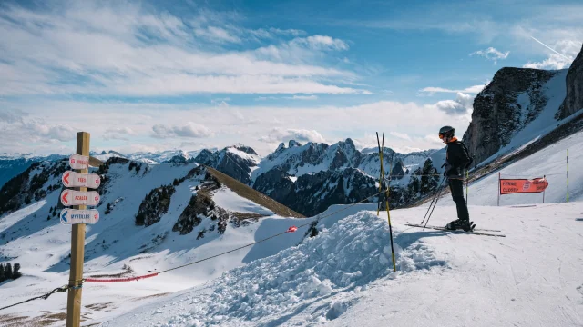 La station de Thollon-Les-Mémises, pour skier avec vue sur le Léman